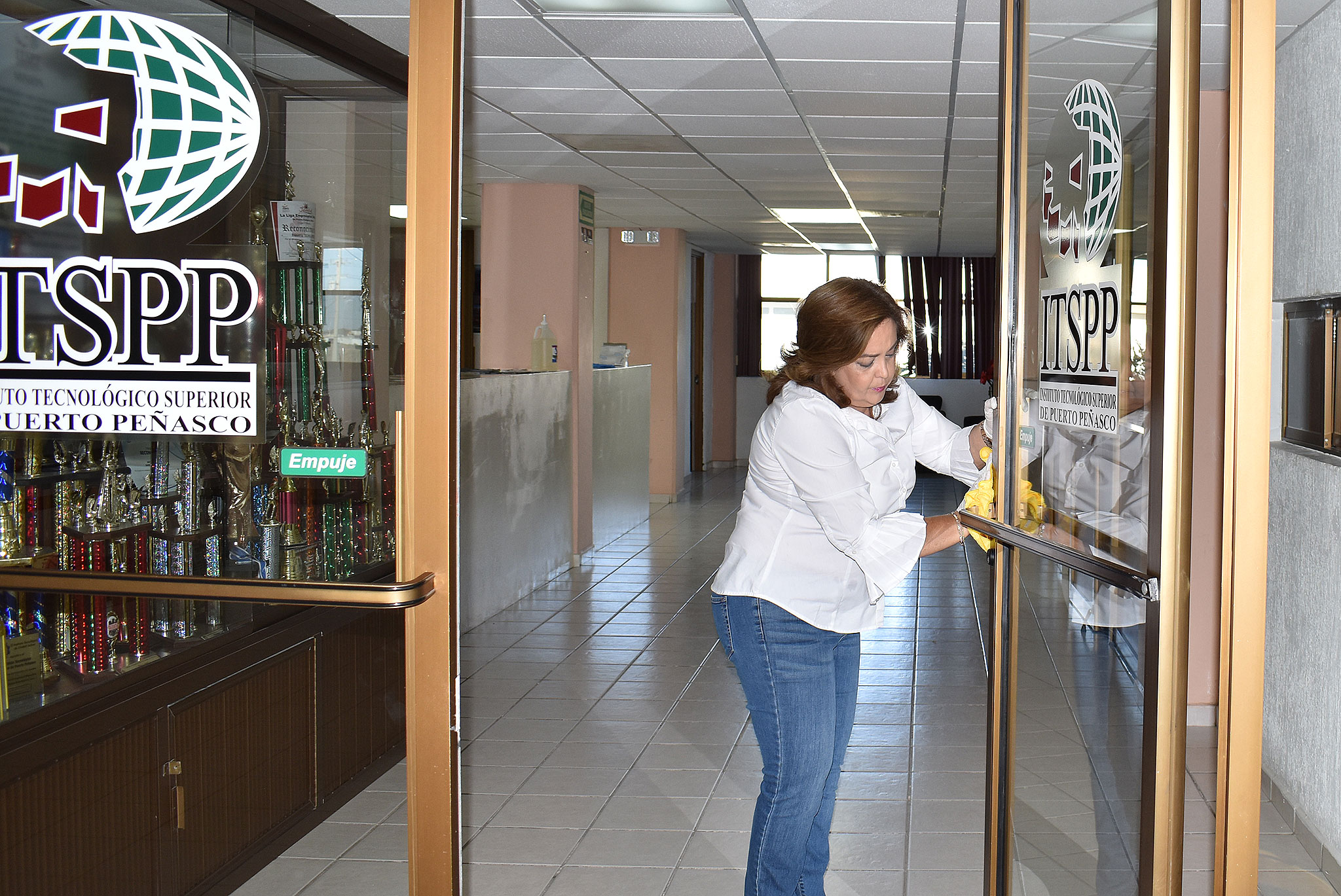 Directora General del ITSPP encabeza intensiva jornada de limpieza
