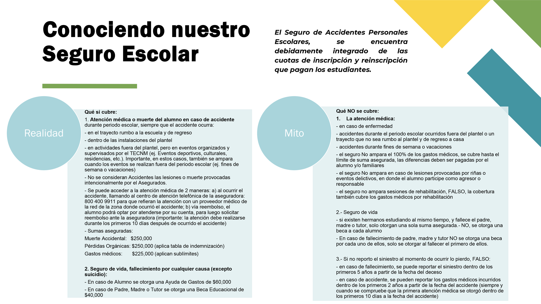 Contratación del seguro escolar para estudiantes del ejercicio 2024